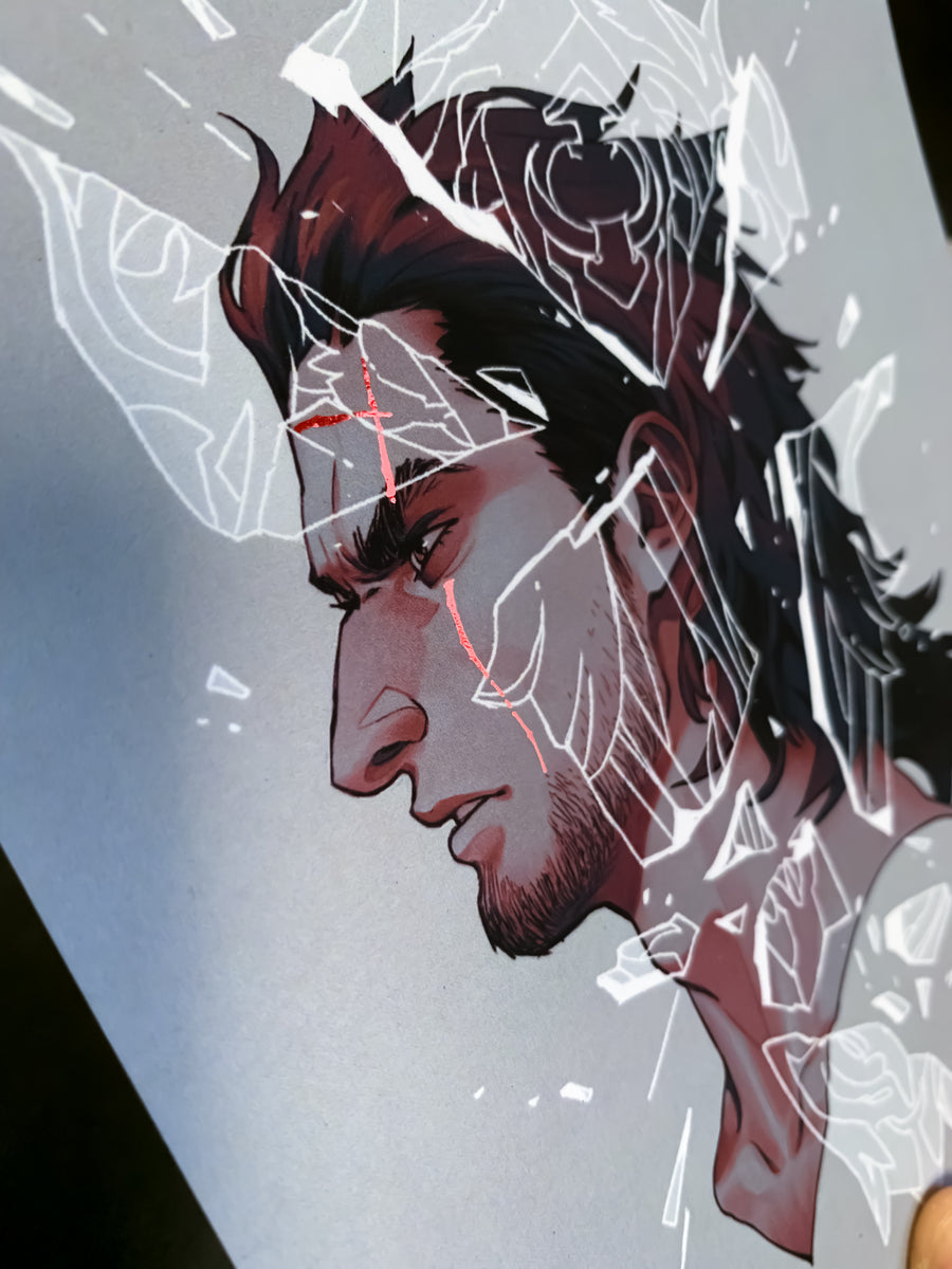 FFXV Red Foil Prints – Sarah.Exe